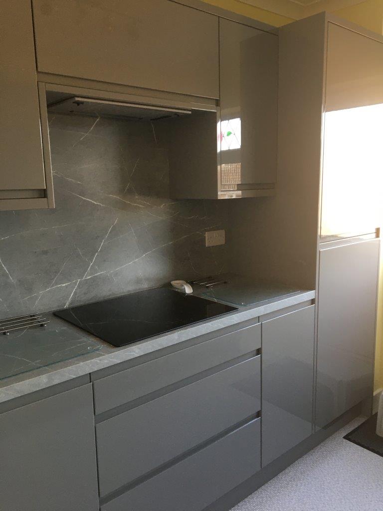 Galley Kitchen Lucente Gloss | Sheffield Kitchen Outlet